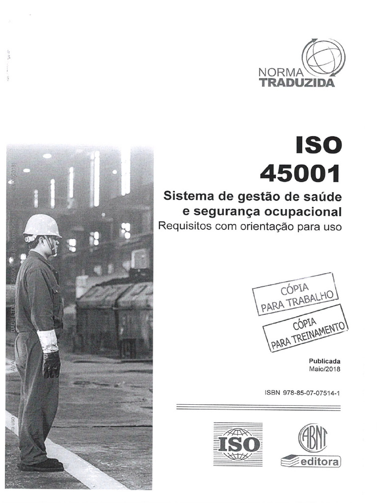 Abnt NBR Iso 45001 - 2018 | PDF