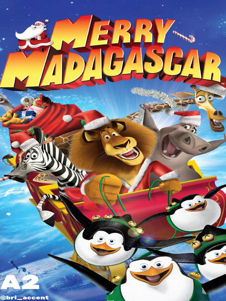 Merry Madagascar A2 | PDF | Santa Claus | Christmas