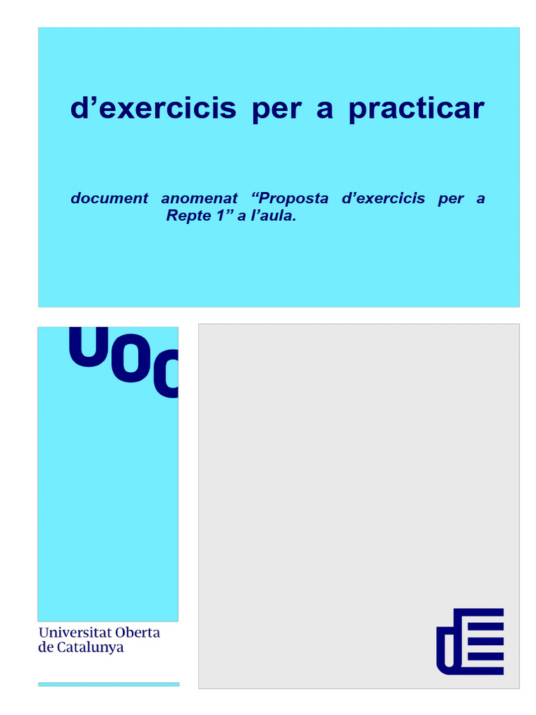 Solucions Exercicis Repte 1 | PDF