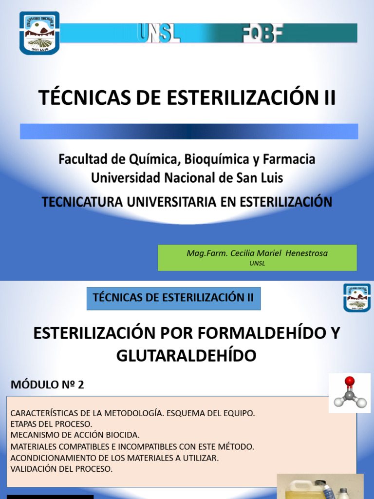 Mo-Dulo N - 2 2024 | PDF | Esterilización (Microbiología) | Agua