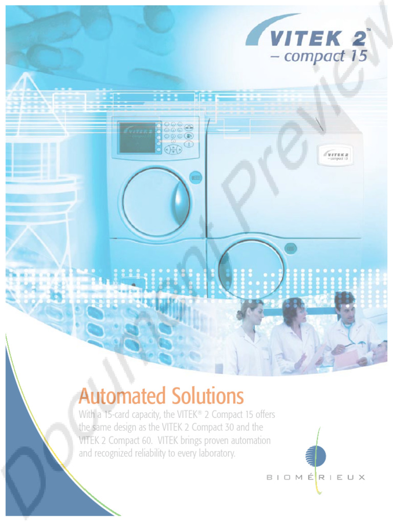 5 Microbial identification VITEK2-Compact-15-Brochure-1 | PDF | Computing