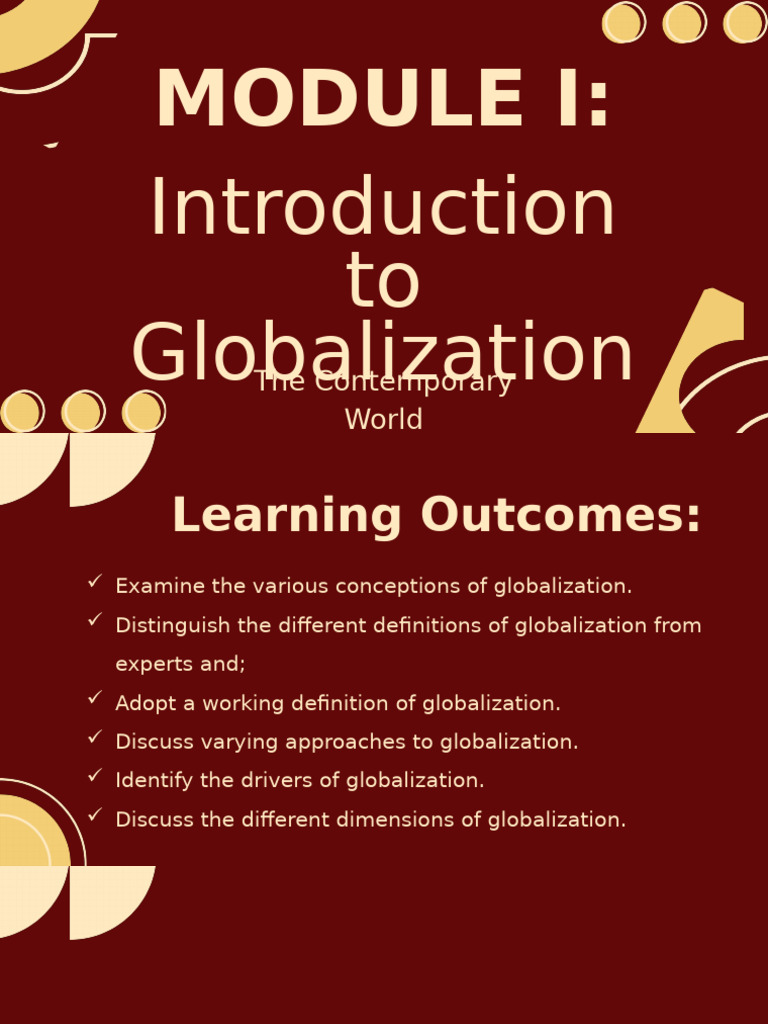 Intro To Globalization | PDF | Globalization | Capitalism