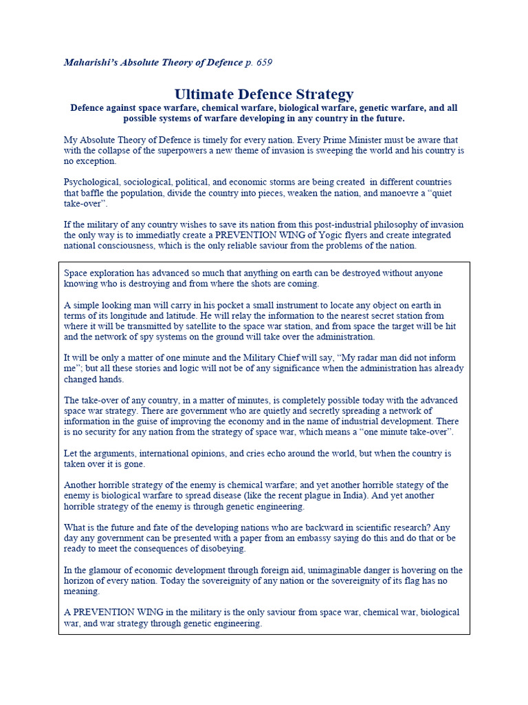 Maharishis Absolute Theory of Defence p659 (Dragged) 2 | PDF