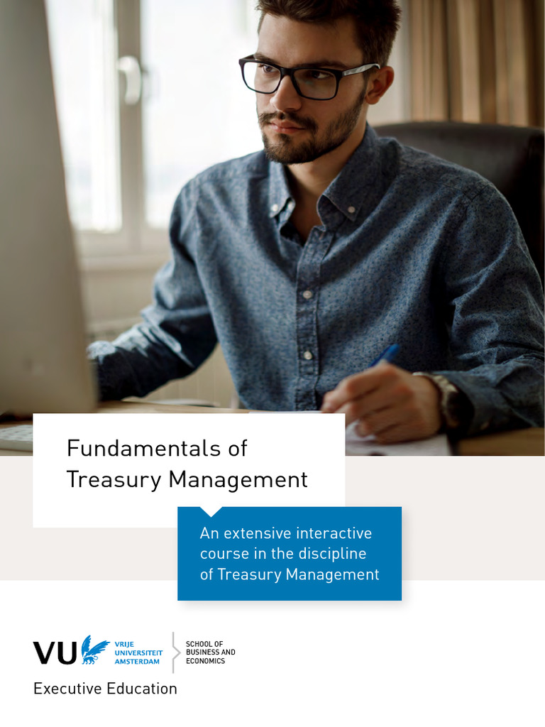 Brochure Fundamentals of Treasury Management | PDF | Financial Markets | Postgraduate Education