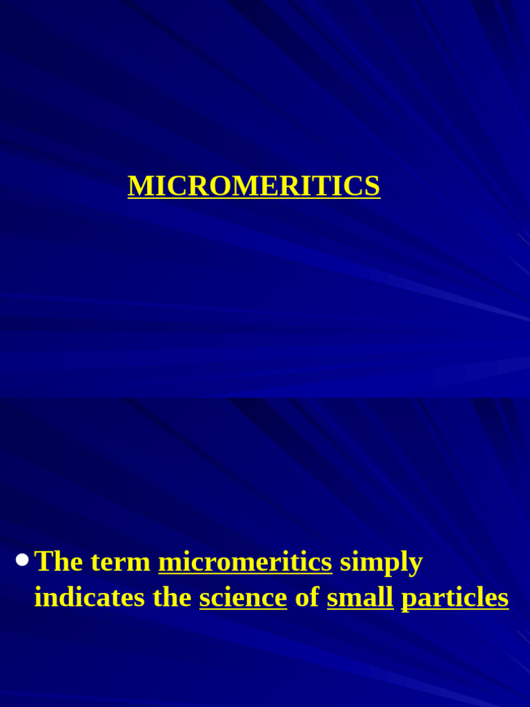 Preformulation Micromeritics Complete | PDF | Porosity | Tablet (Pharmacy)