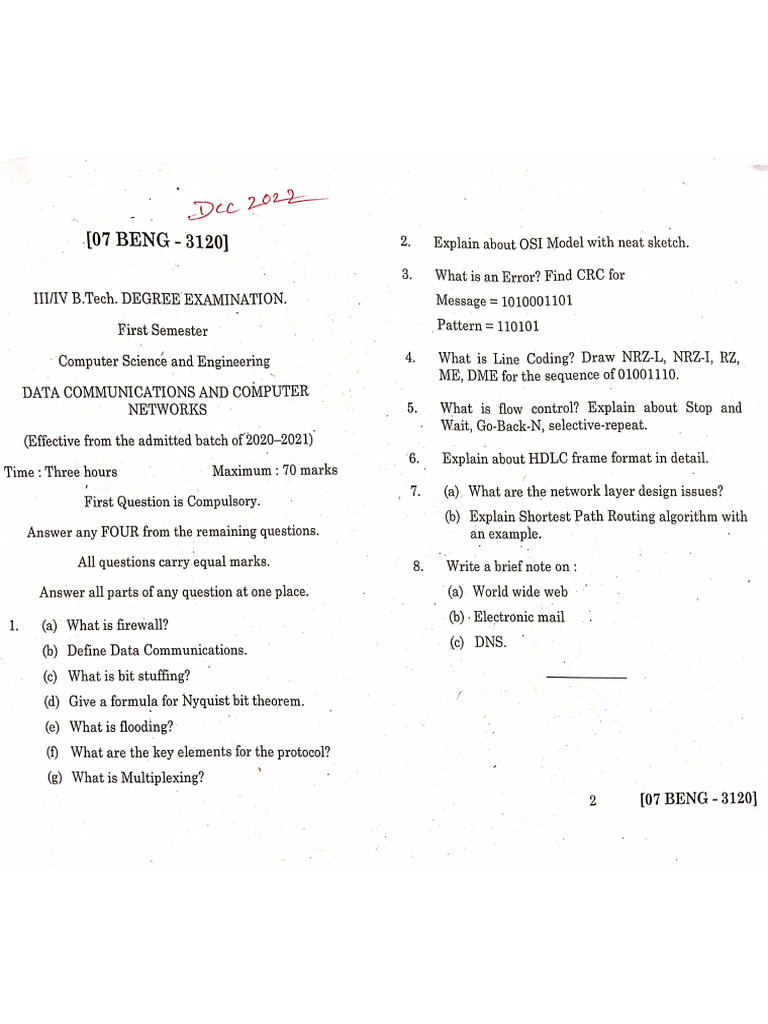 DCCN Previous Papers | PDF