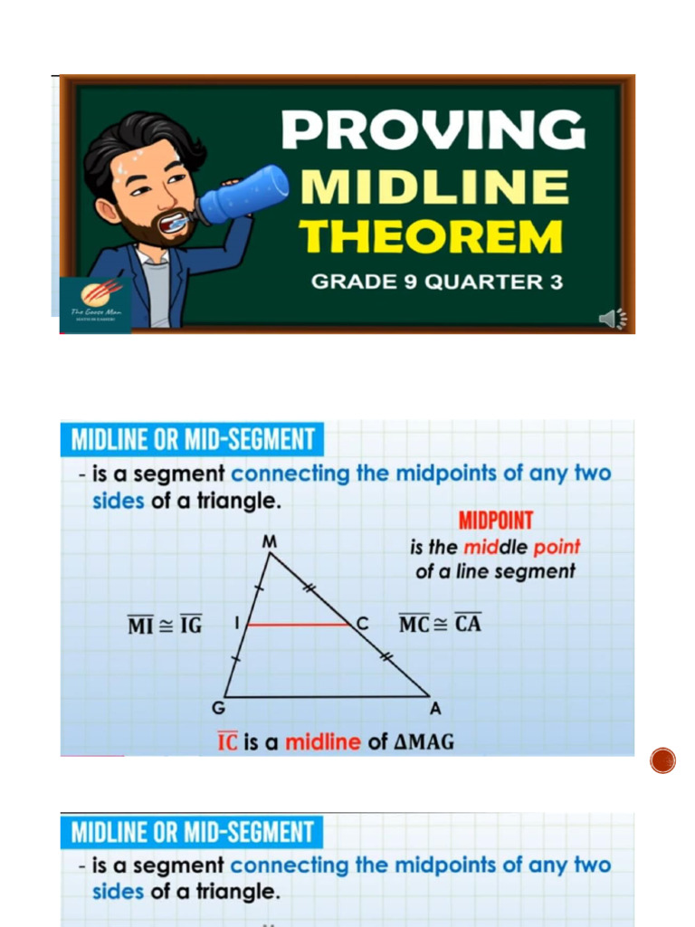 Midline Theorem Theorems On Trapezoid and Kite | PDF