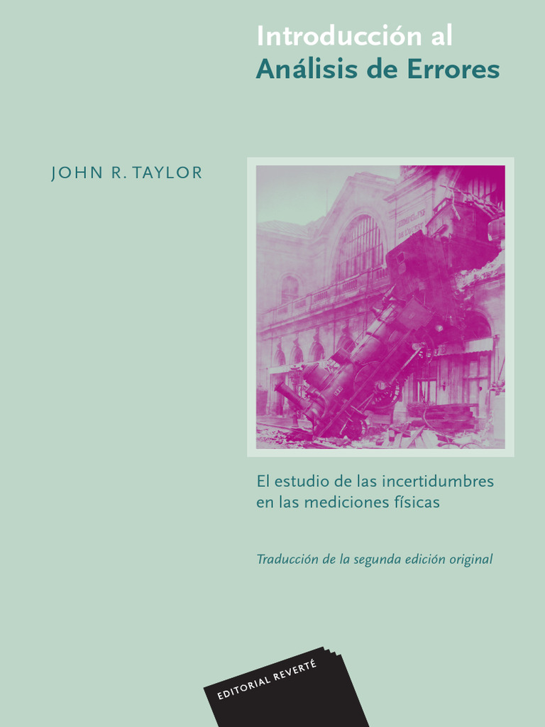 John R. Taylor - Introducción Al Análisis de Errores | PDF | Incertidumbre | Medición