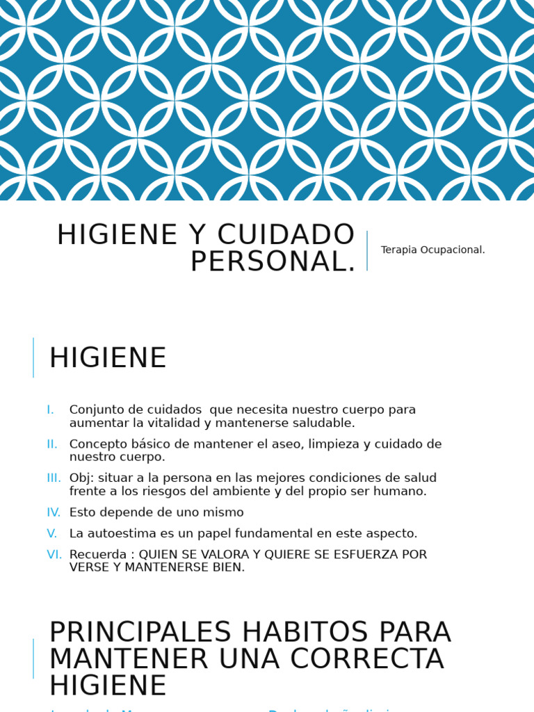 Higiene y Cuidado Personal | PDF