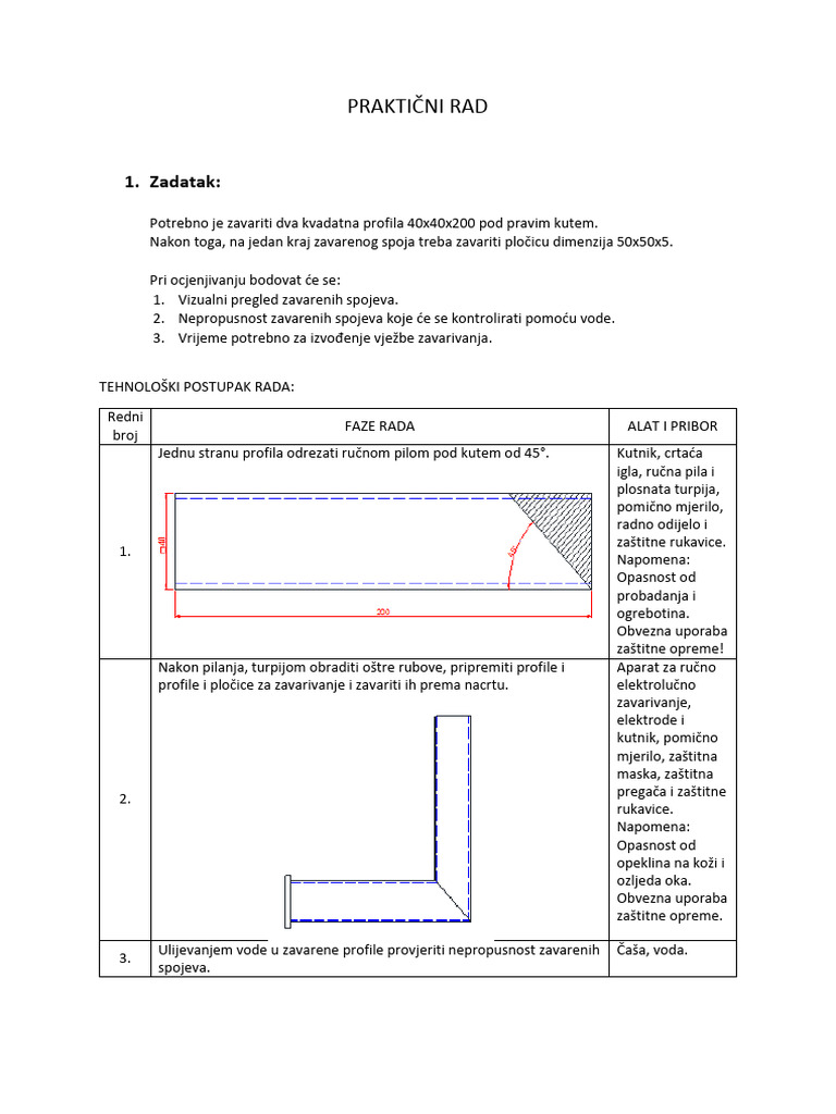 1.1.PRAKTICNI RAD-1. Zadatak | PDF
