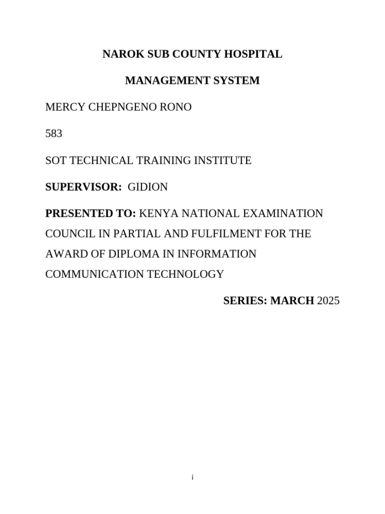 Mercy Chepngeno DICT 23s | PDF | Software Development Process | System