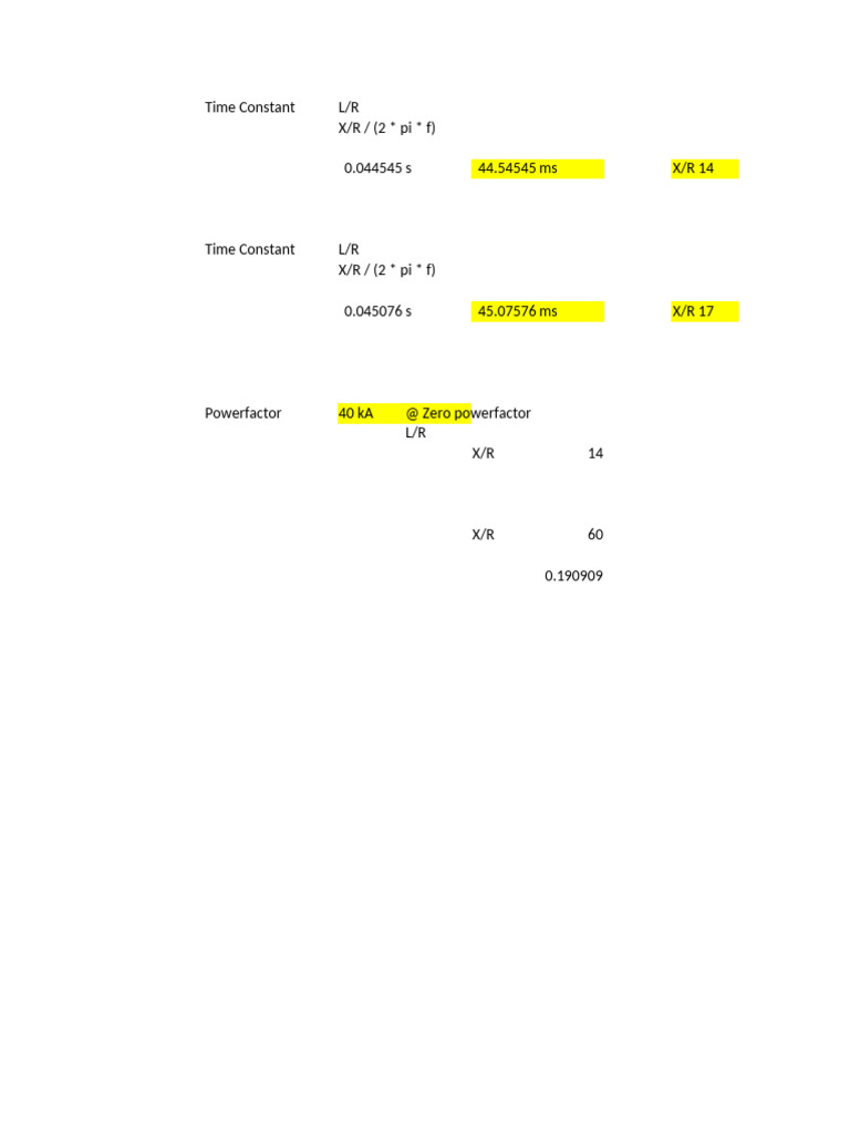 Short Circuit Calculation | PDF | Electrical Impedance | Quantity