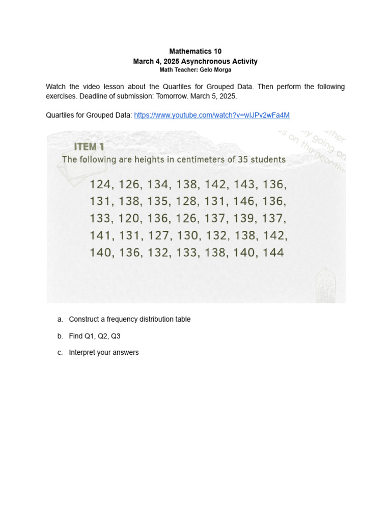 Asynchronous Activity 1 | PDF