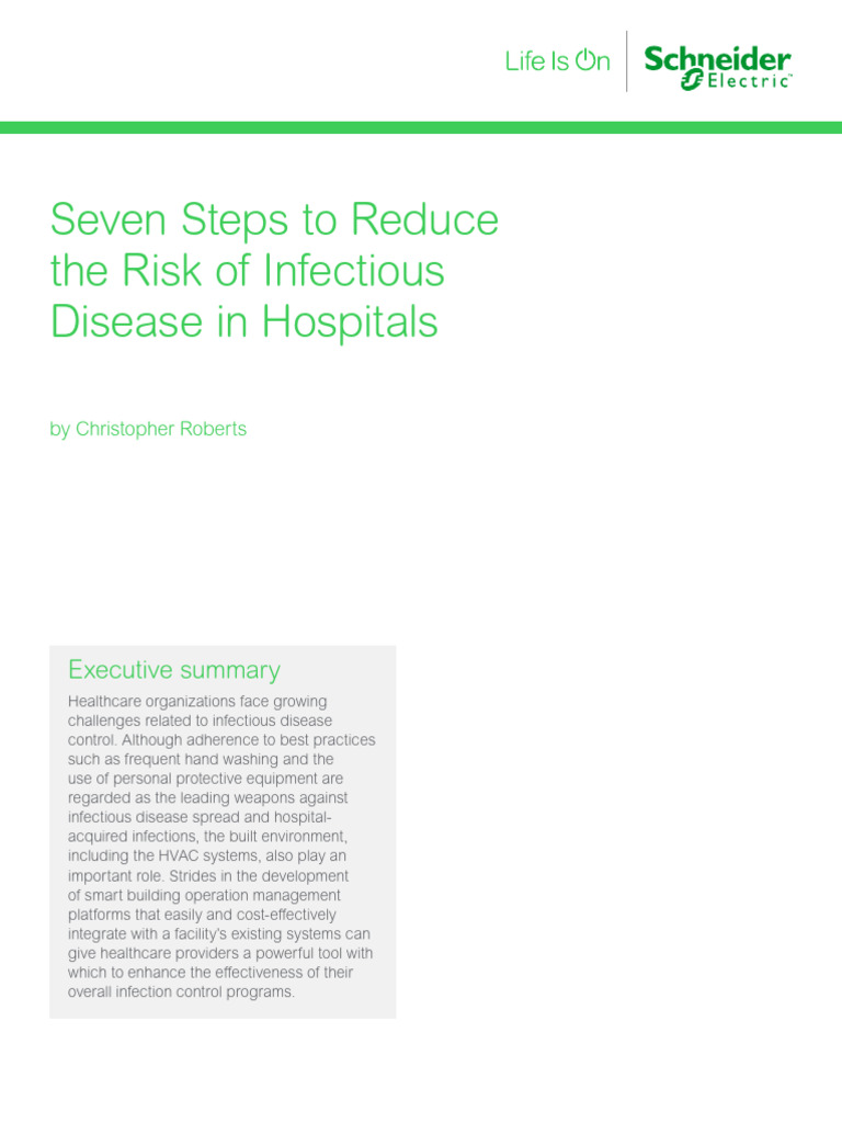 HC - Eguide - Seven Steps To Reduce The Risk of Infectious Disease in ...
