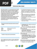 Sanichlor Tabs | PDF | Disinfectant | Hygiene