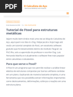 Tutorial FTOOL: Início Rápido e Passo a Passo | PDF | Flexão (Física)