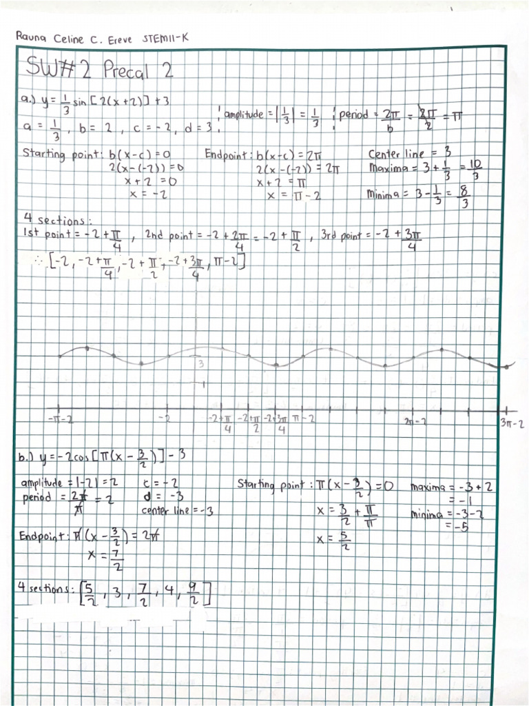 SW2 PRE-CAL 2 | PDF
