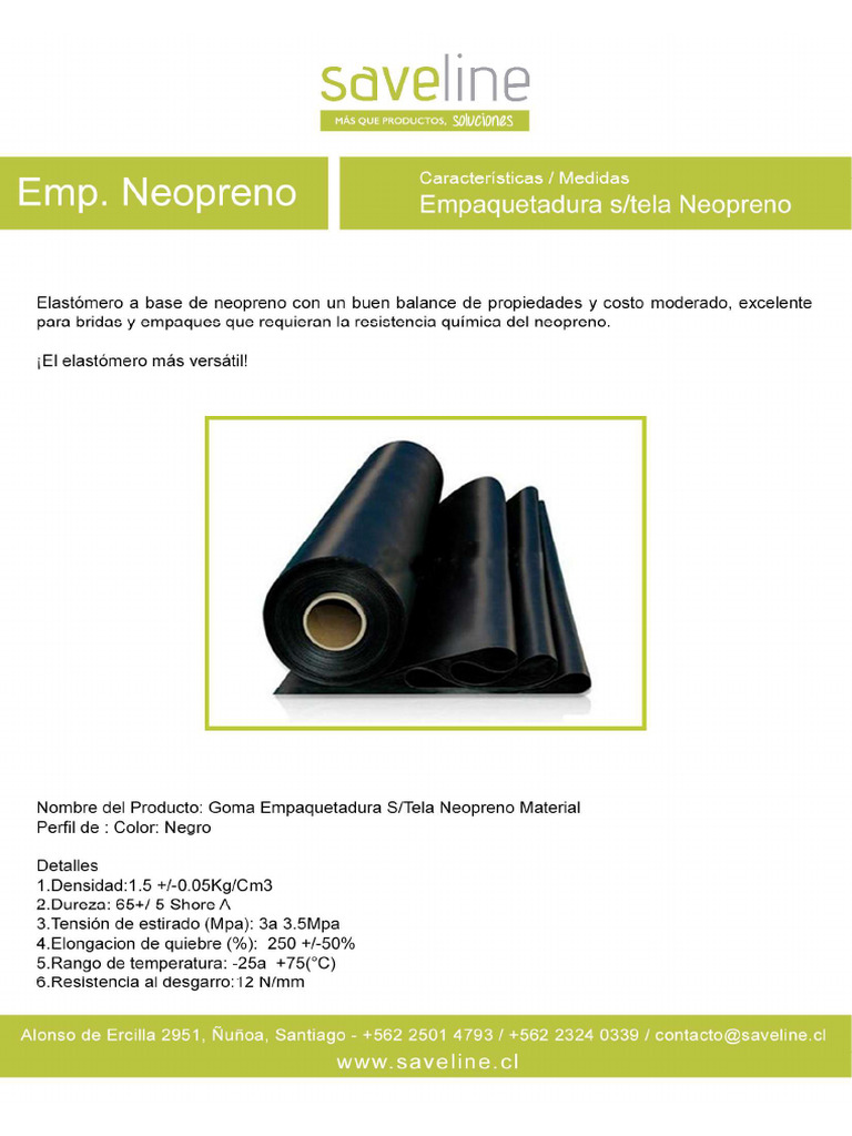Ficha Neopreno G | PDF
