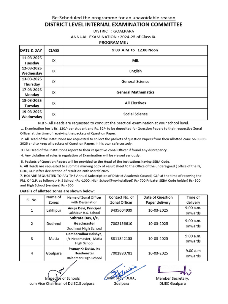 DLIEC Annual Exam, 2025 Class IX | PDF