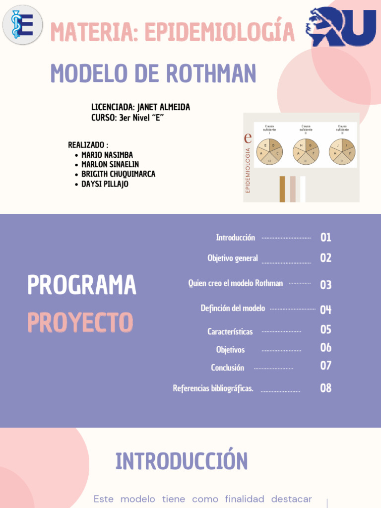 Modelo Causal de Rothman en Epidemiología | PDF