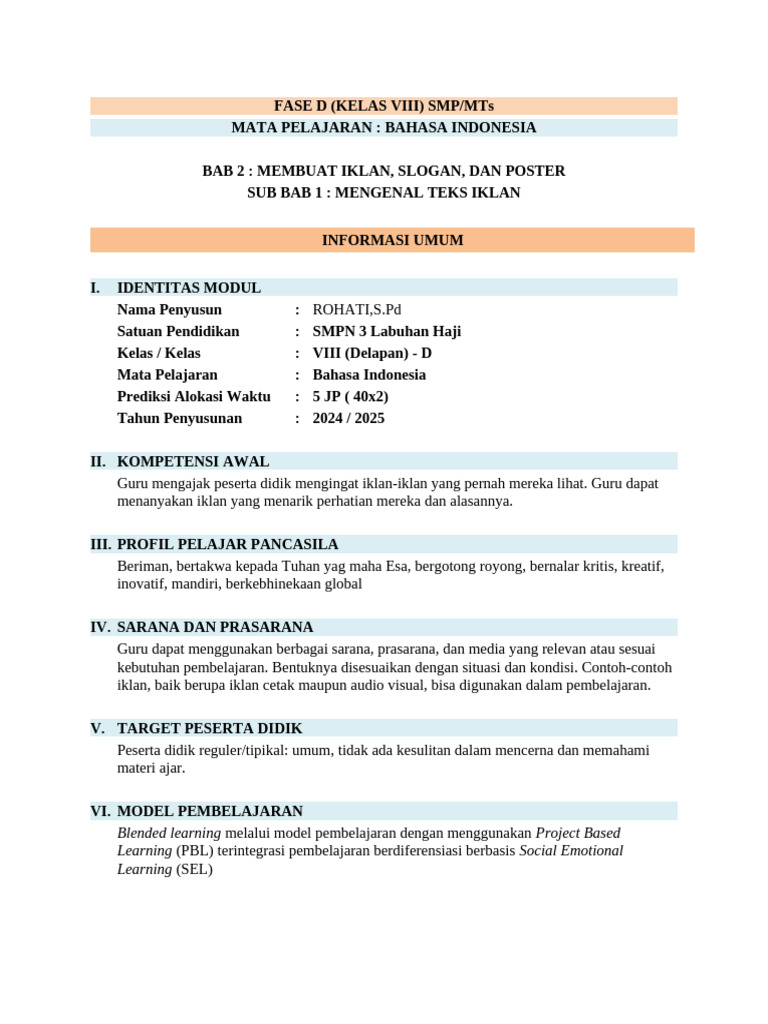 APLOUD MODUL PMM GANJIL 2024 | PDF