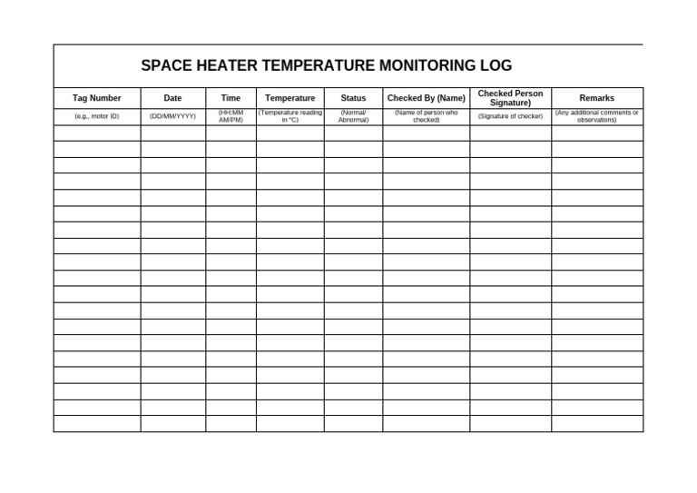 Log Sheet | PDF