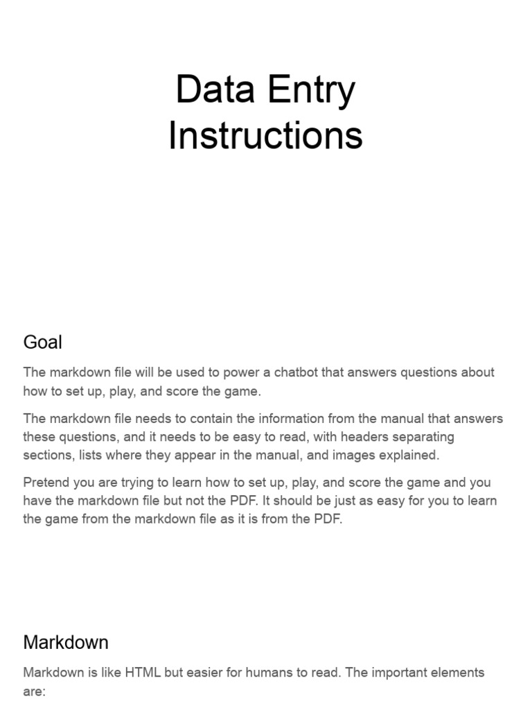 Data Entry Instructions | PDF | Html Element | Computing