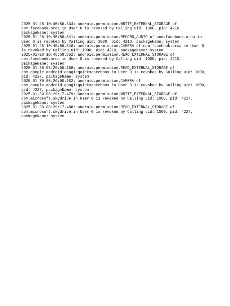Perm Debug Info | PDF