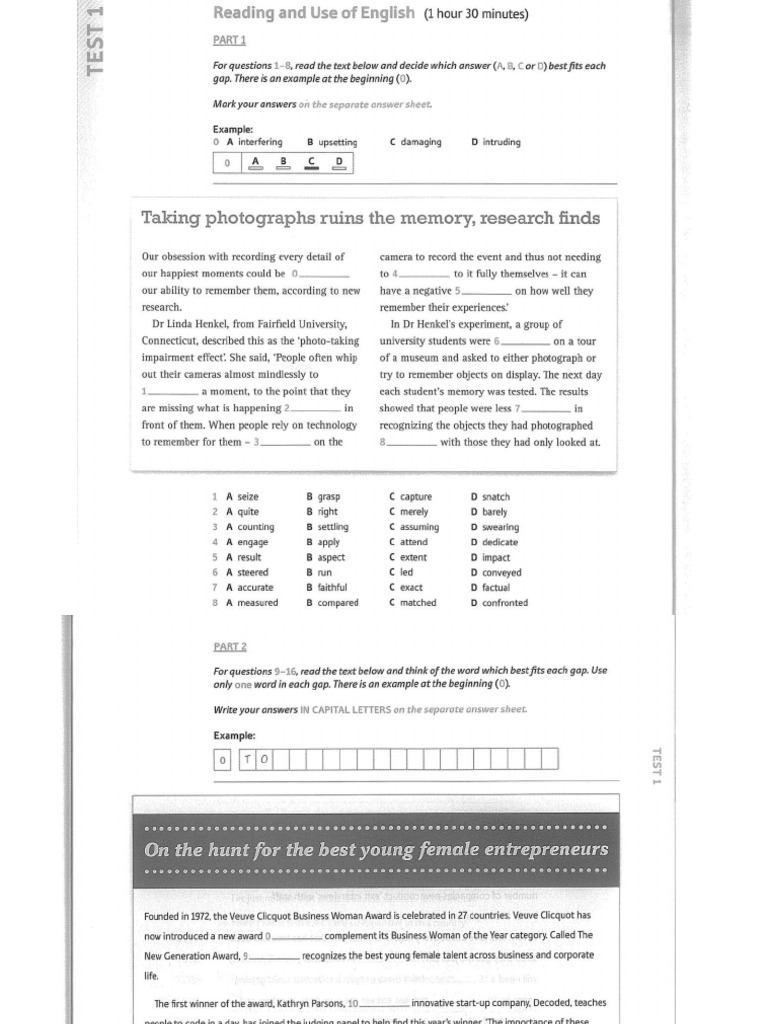 C1 Advanced CAE Cambridge English Advanced 1 | PDF
