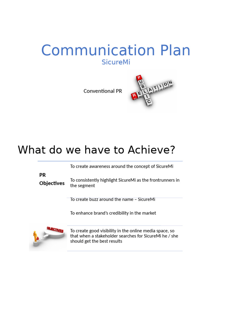 Communication Plan - SicureMi | PDF | Brand | Credibility