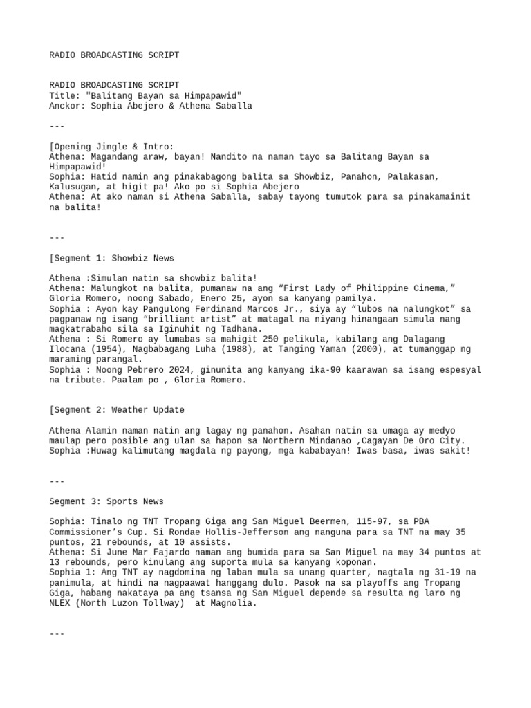 Radio Brodcasting | PDF