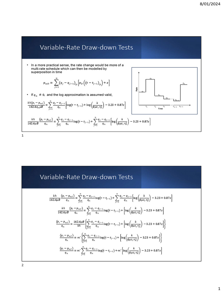 Lesson 5 - Drawdown and Buildup | PDF | Applied Mathematics