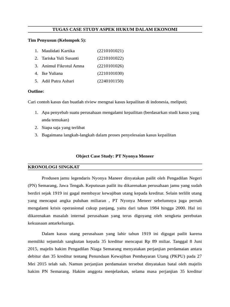 AHDE CASE STUDY (Tugas II) | PDF