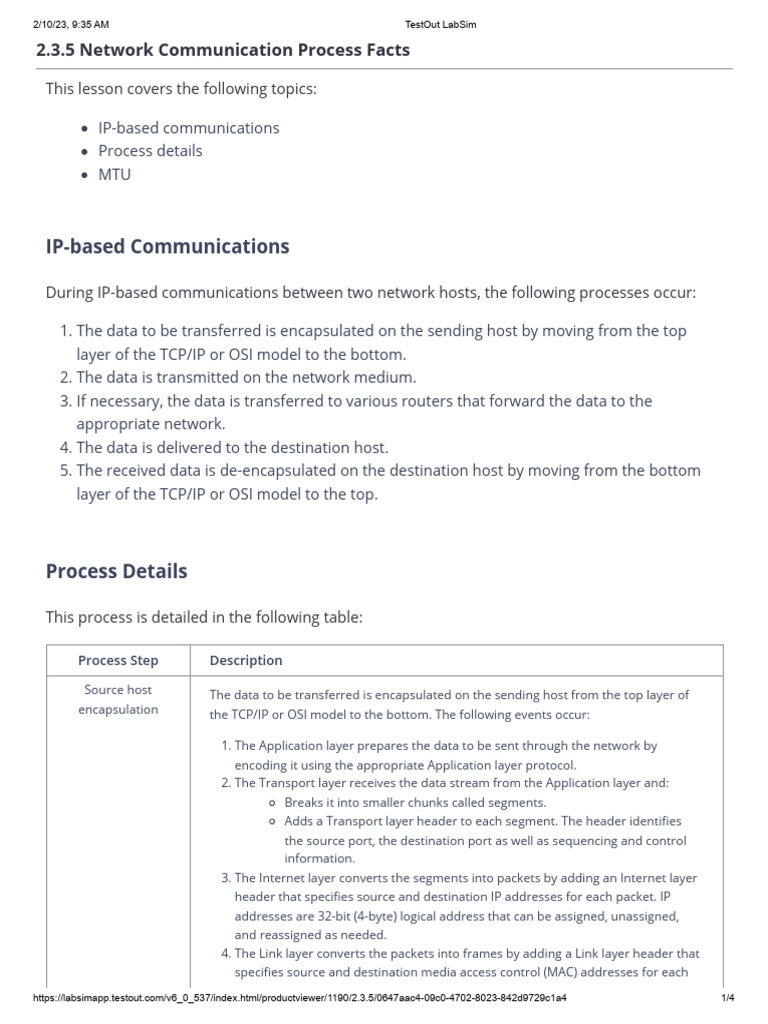 2.3.5-Network-Communication-Process-Facts | PDF | Osi Model | Internet ...