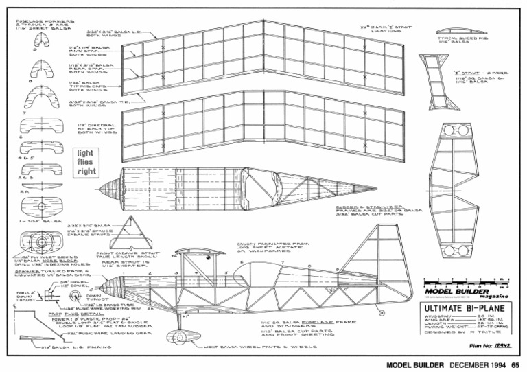 Ultimate Bipe Plan 12942 | PDF