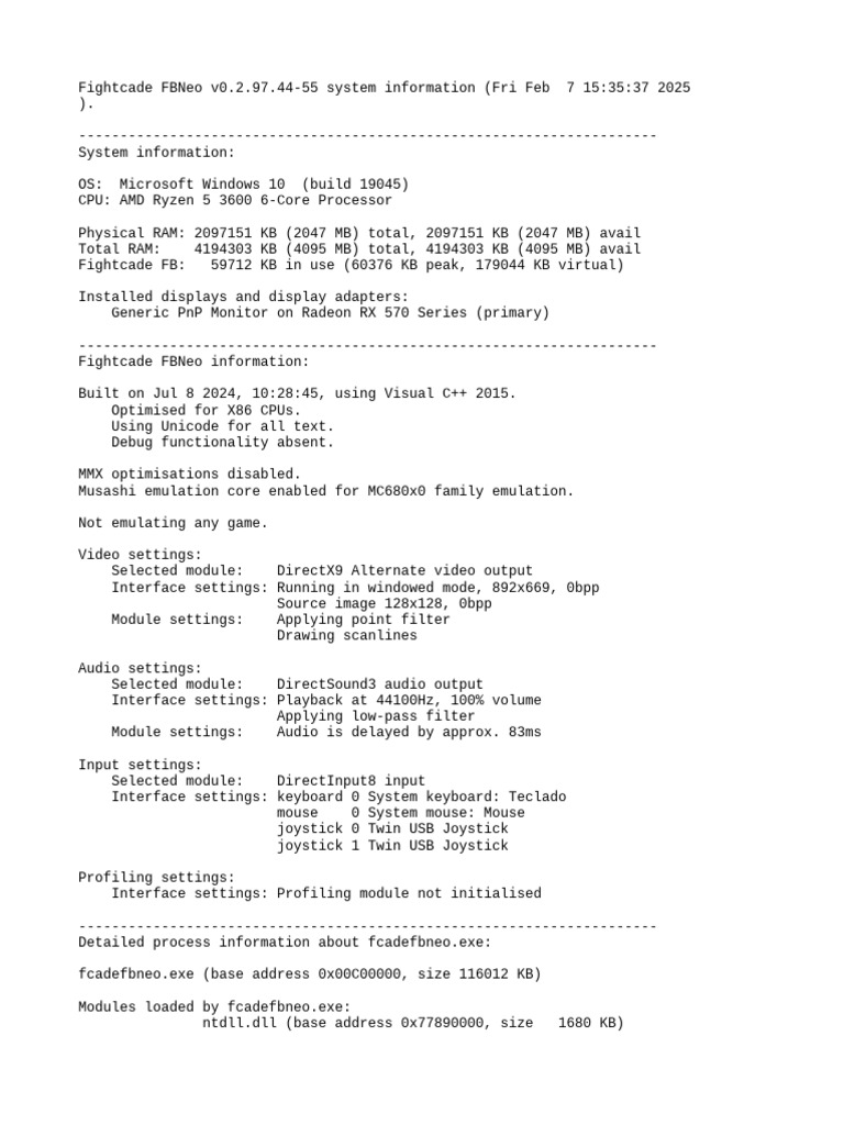Fcadefbneo System Information | PDF | Operating System Families | Computing