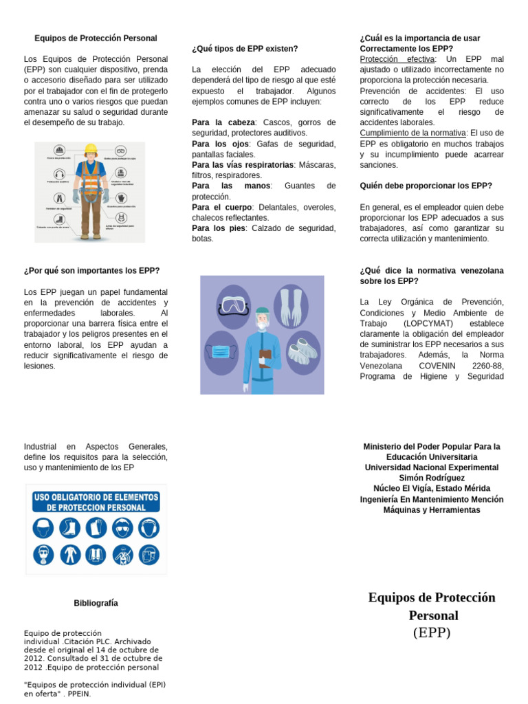 Triptico Epp y Corrosion | PDF | Corrosión | Rieles