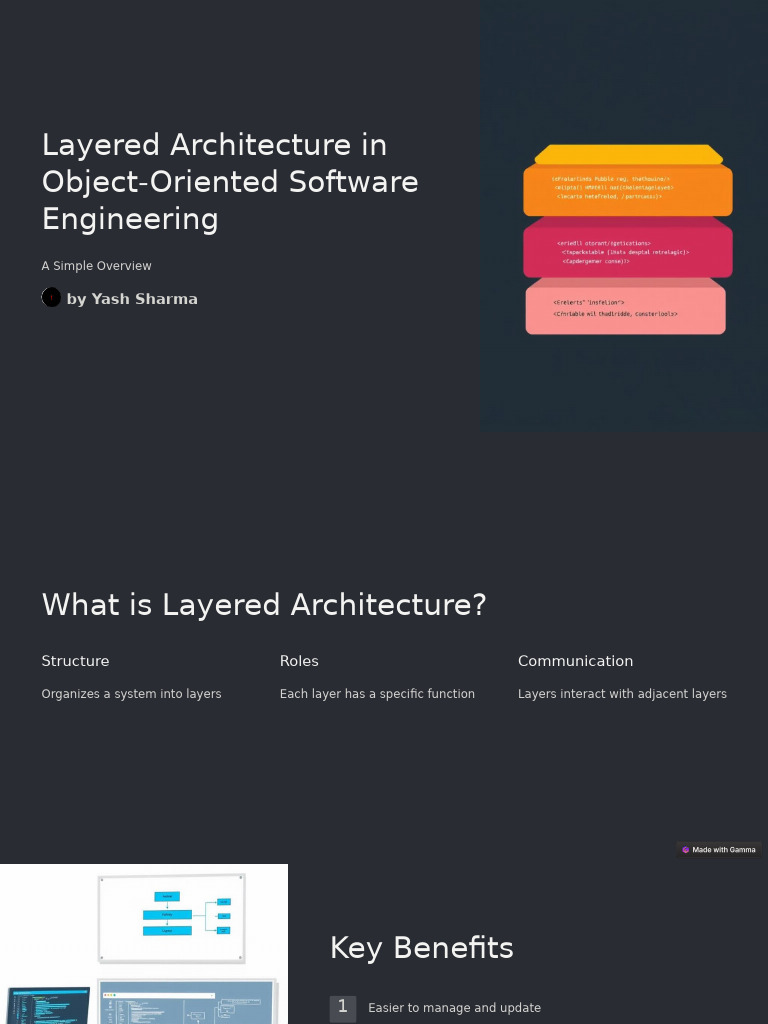 Layered Architecture in Object Oriented Software Engineering | PDF