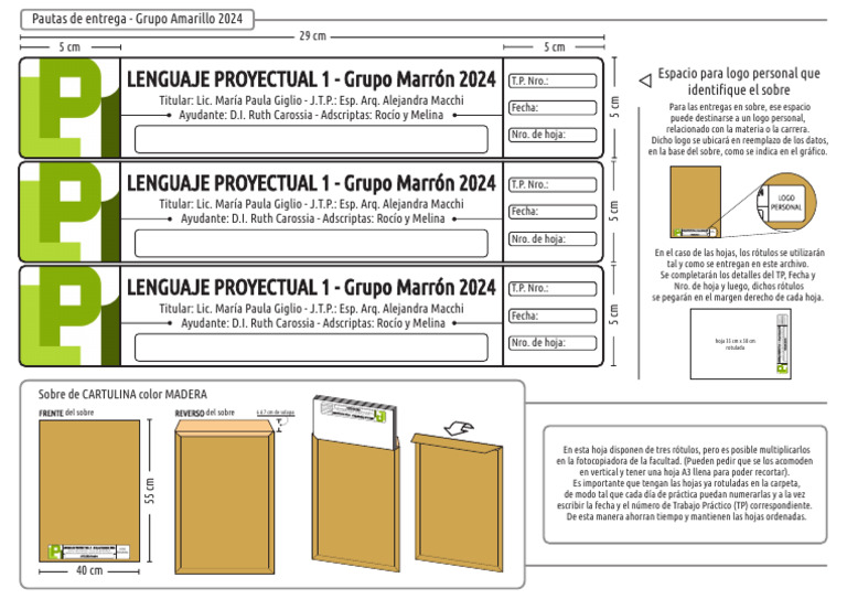 LP1 Rótulo Marrón | PDF