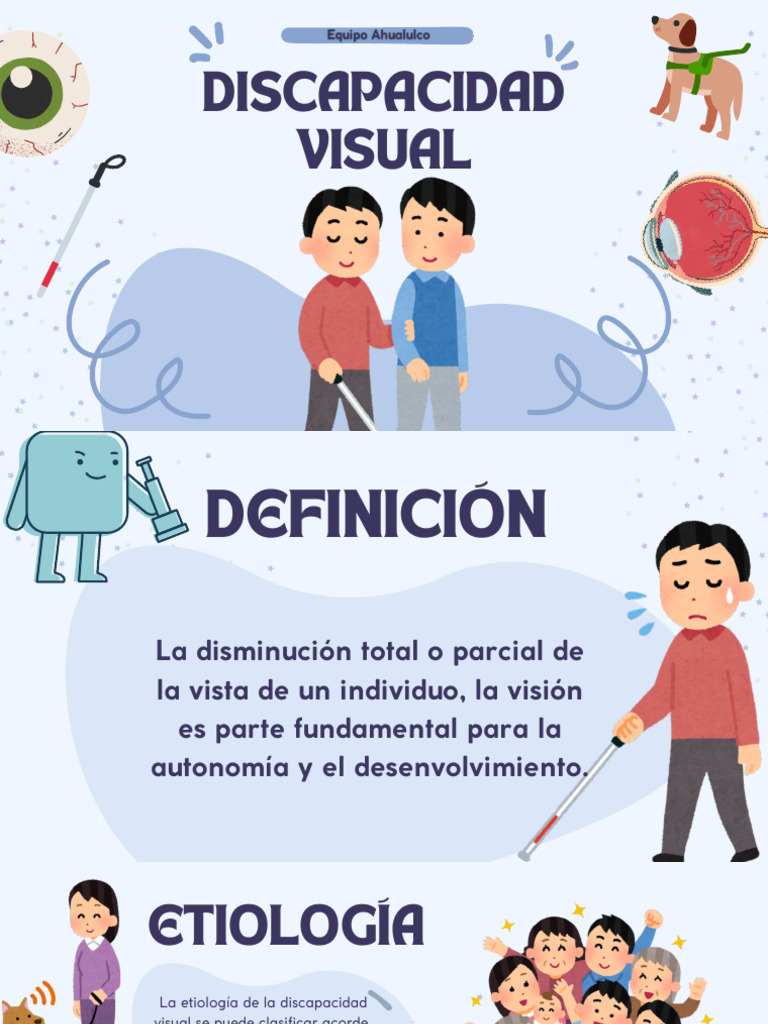 Discapacidad Visual: Tipos y Retos | PDF | Percepción visual ...