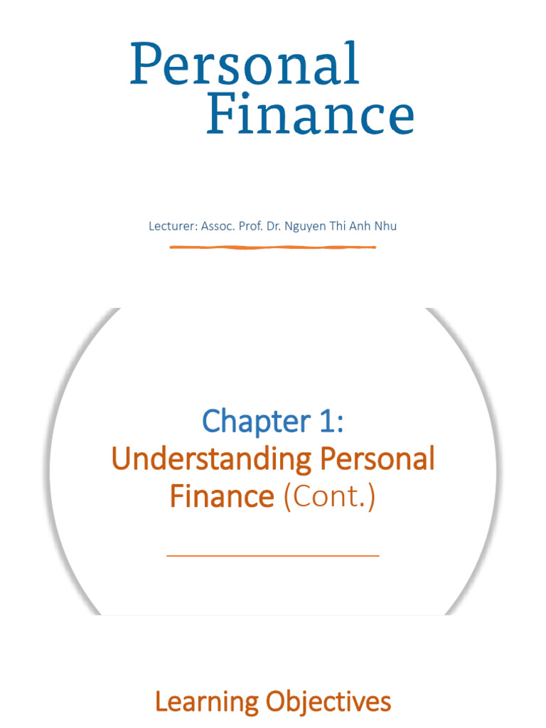 Chapter 01 - Understanding Personal Finance - Cont. | PDF | Inflation ...