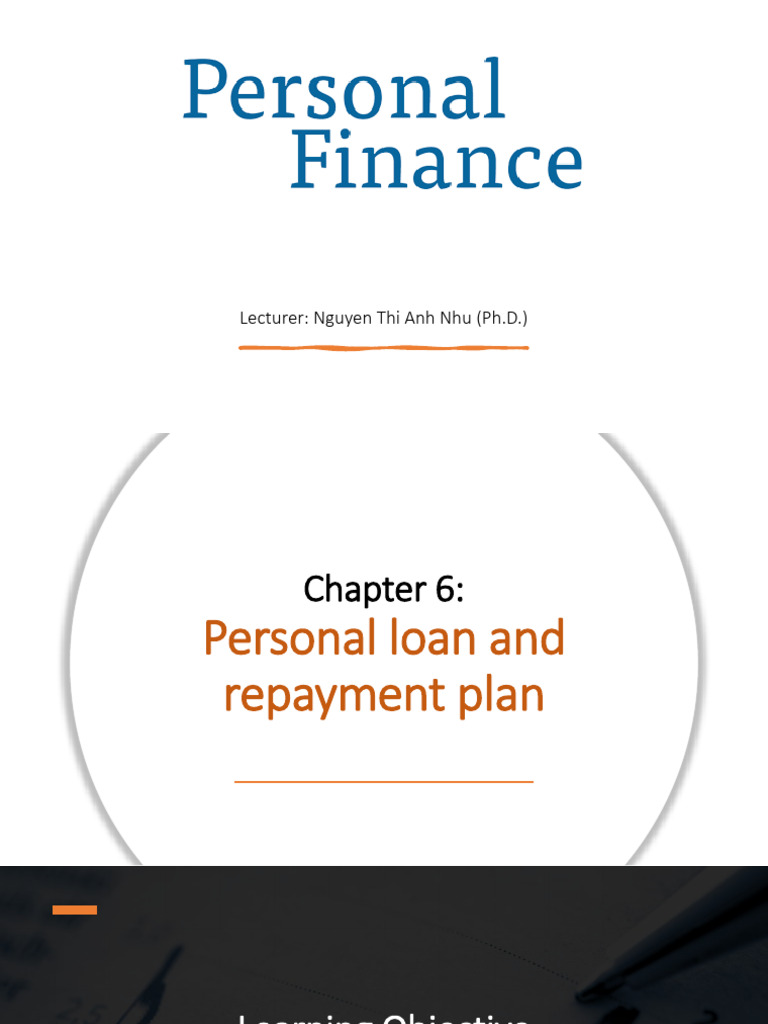 Chapter 6 - Loan and Repayment Plan | PDF | Credit | Finance & Money ...