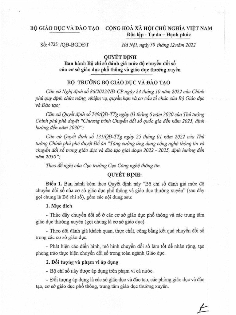 Bo Chi So TH - THCS | PDF