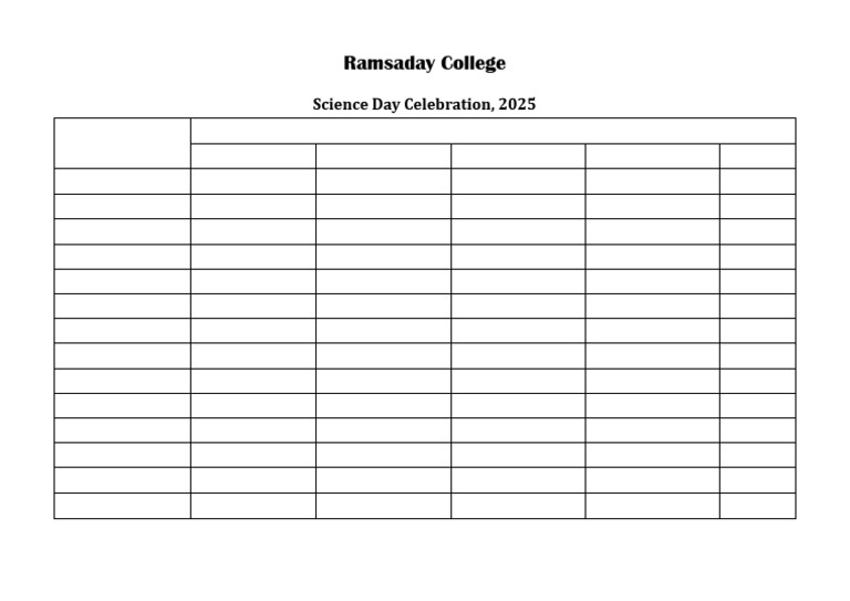 Science Day Celebration-1 | PDF
