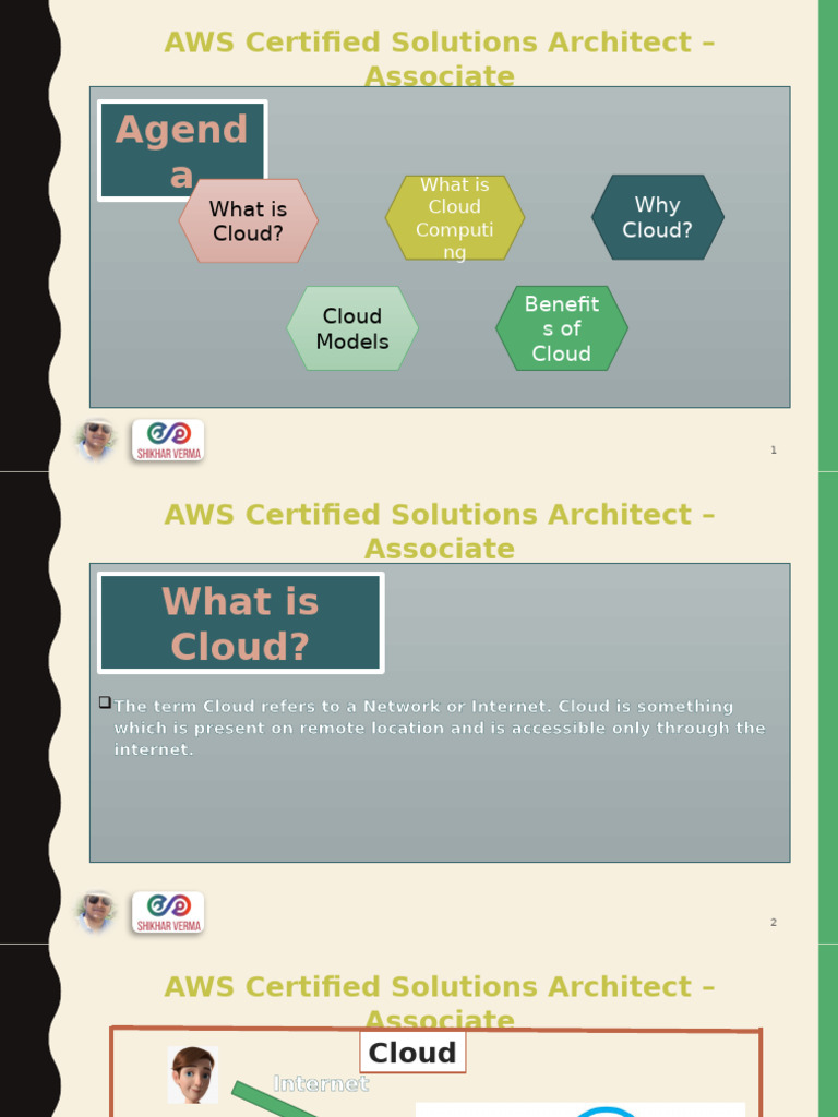 Aws Certified Solutions Architect Overview Pdf Cloud Computing