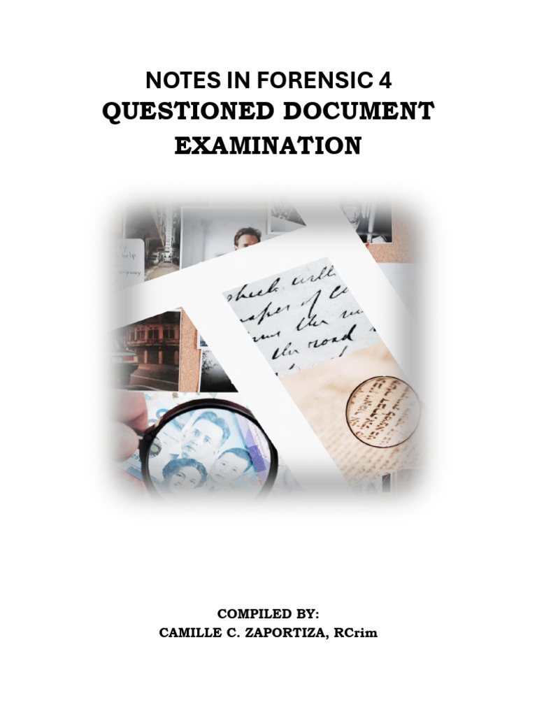 NOTES-IN-FORENSIC-4 (2) | PDF | Alphabet | Forensic Science