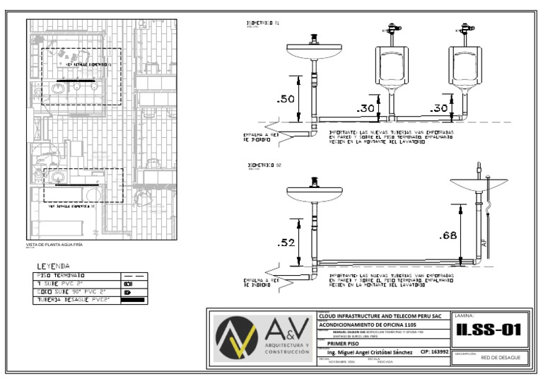 Sanitarias Iclouds-Ii - SS-01 | PDF