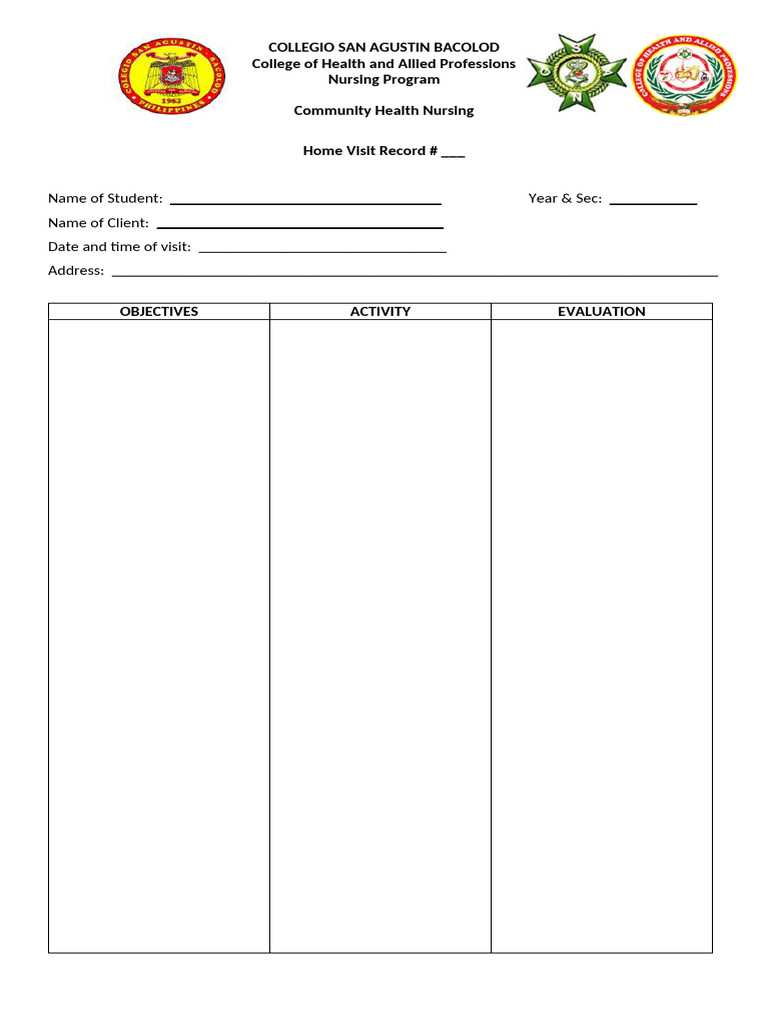 BLANK_HOME_VISIT_RECORD | PDF