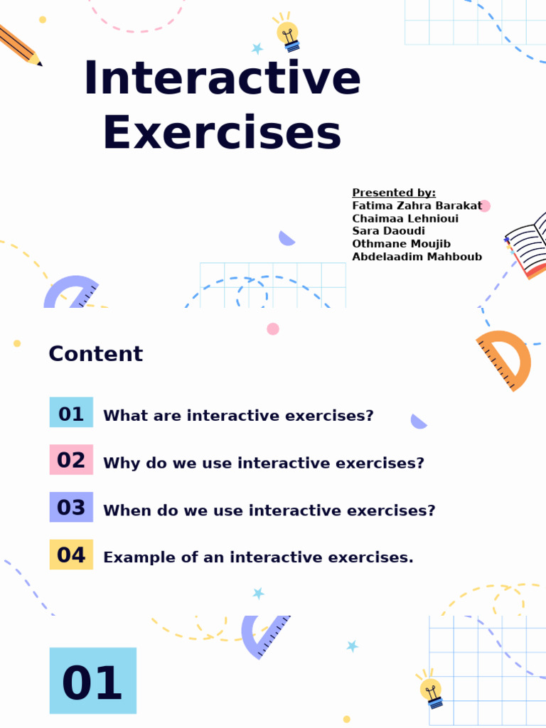 Interactive Exercises | PDF | Learning | Cognition