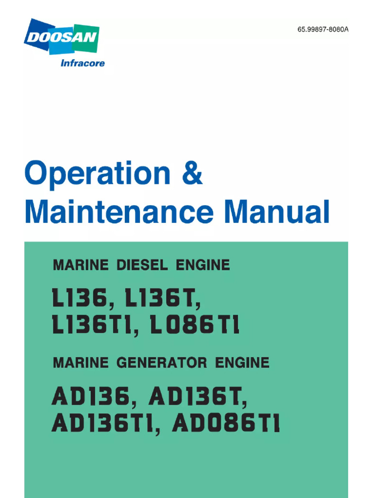Manual de Usuario Doosan L086TI (183 Páginas) | PDF